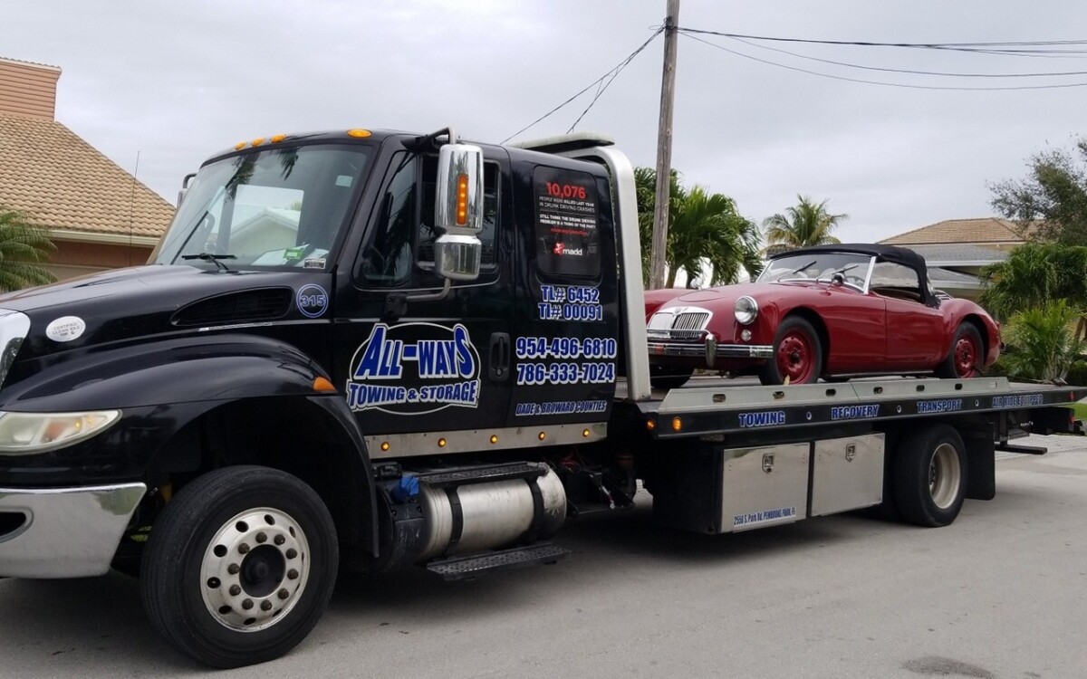 Towing in Hallandale Beach & Fort Myers | All-Ways Towing & Storage